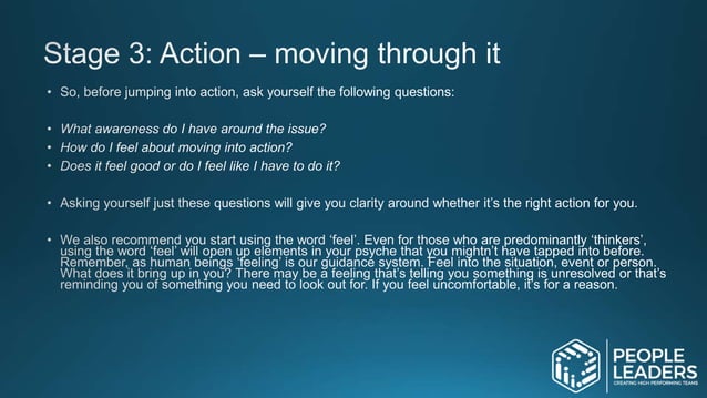 Awareness, Acceptance and Action | PPTX