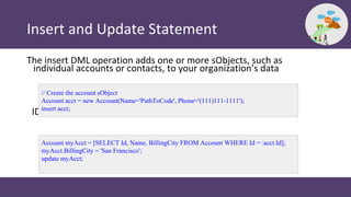 Episode 6 - DML, Transaction and Error handling in Salesforce | PPT