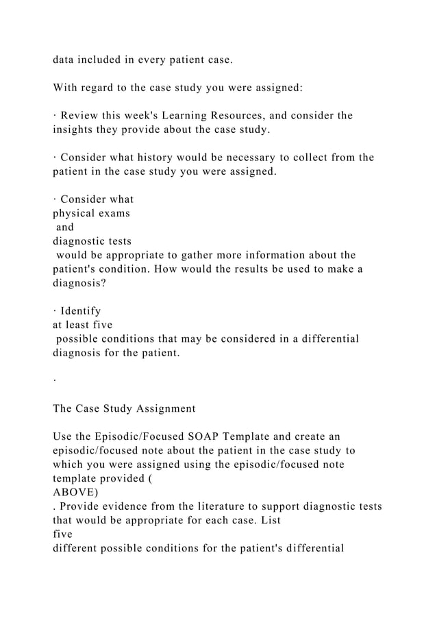 EpisodicFocused SOAP Note Exemplar (pls use this template).docx