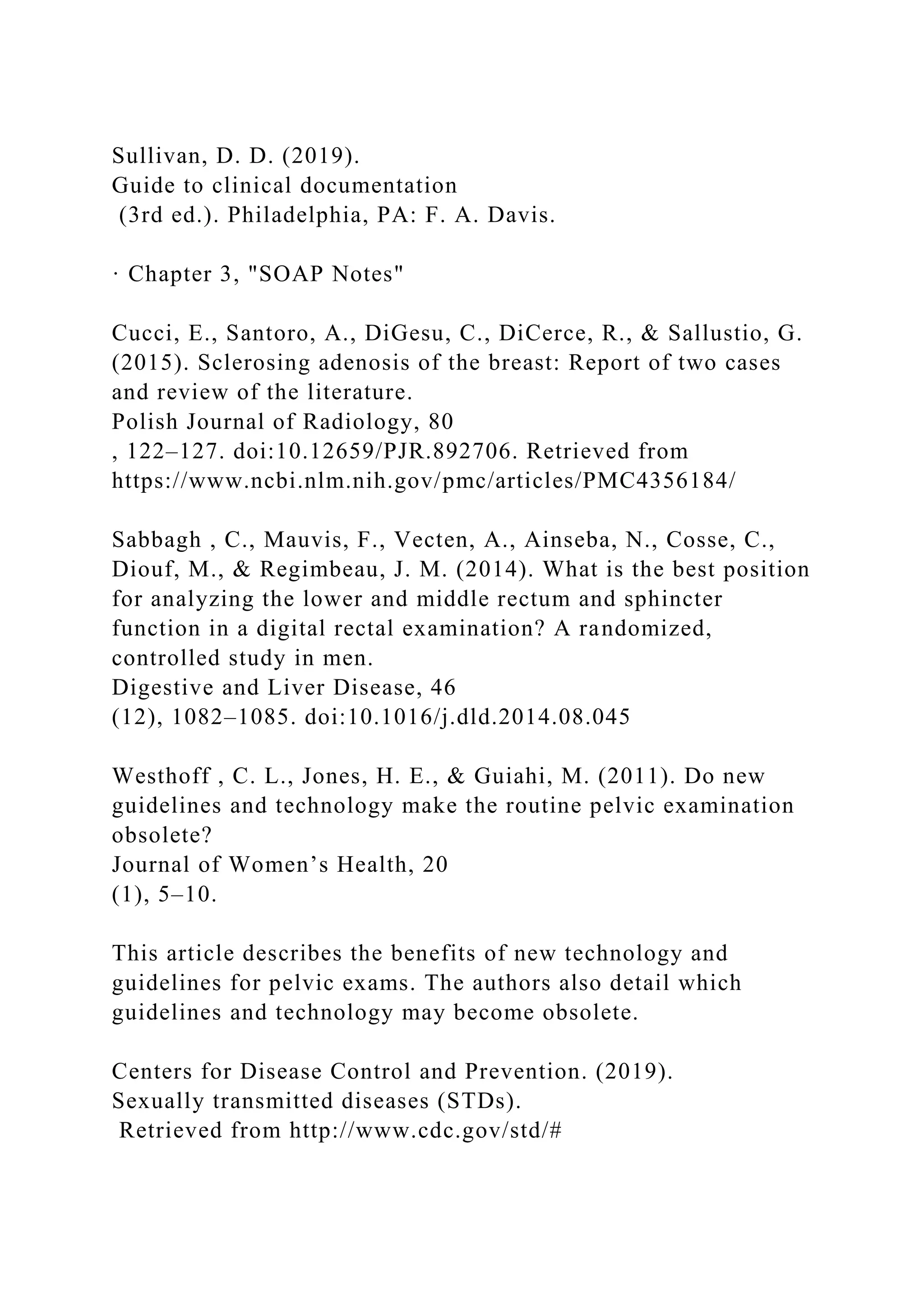 Episodic note Case Study Special Examinations—Breast, Gen.docx