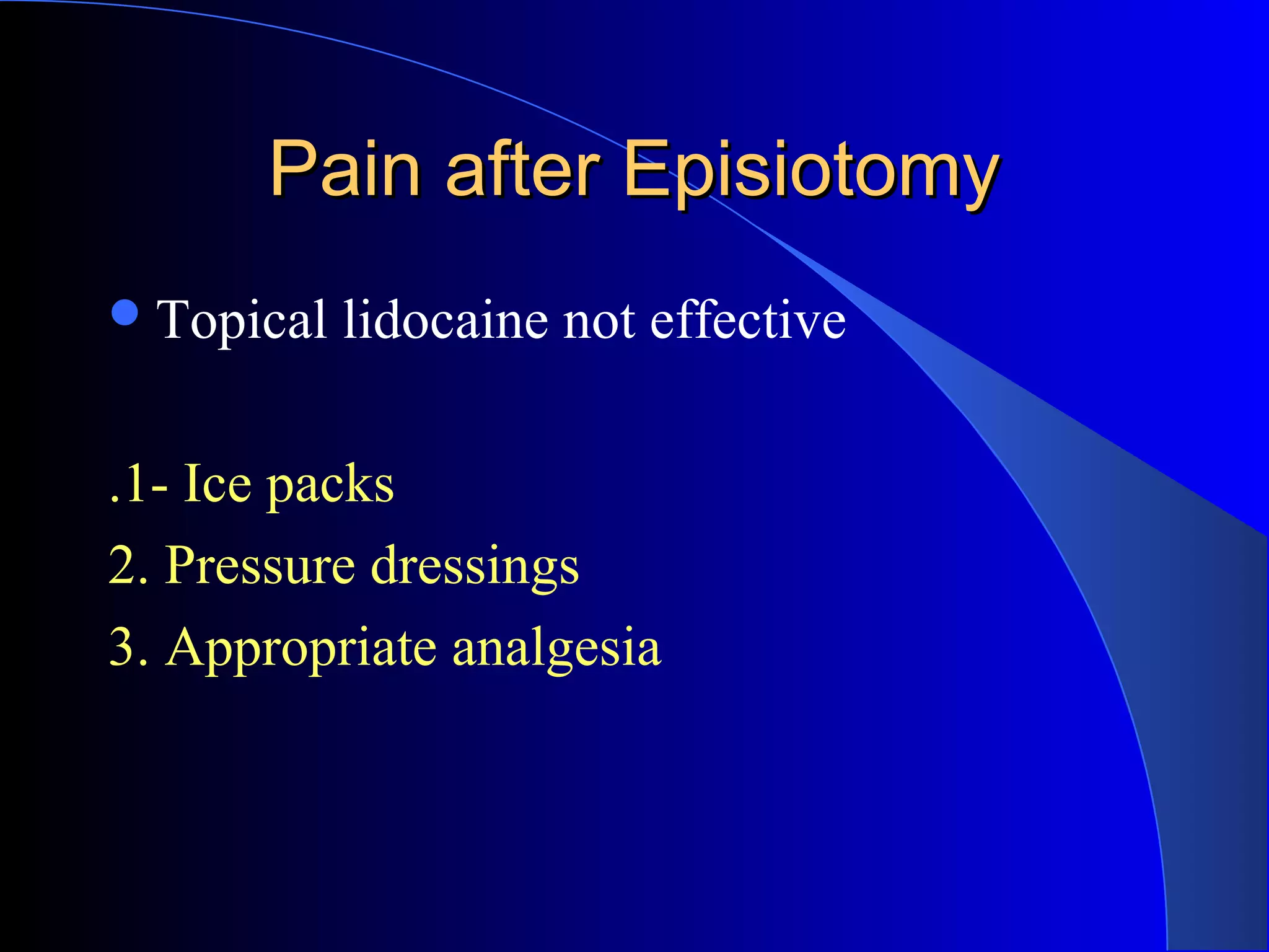 Episotomy for undergraduate | PPT