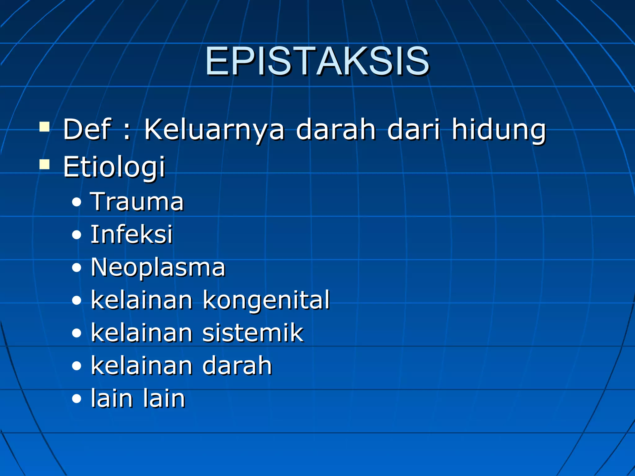 Epistaksis | PPT