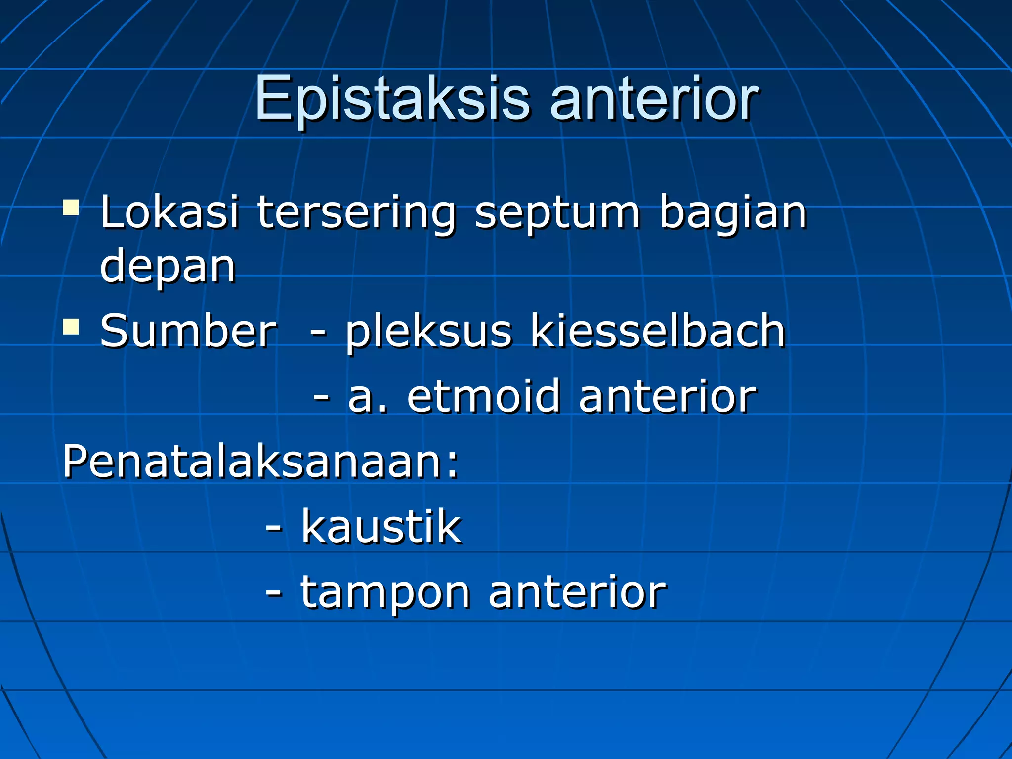 Epistaksis | PPT
