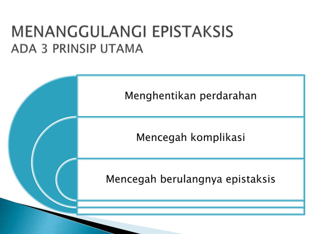 penegakan diagnosis dan tatalaksana epistaksis | PPTX