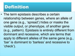 Epistasis Definition