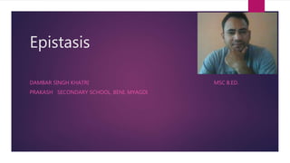Epistasis/class 12 biology | PPTX