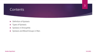 Epistasis/class 12 biology | PPTX