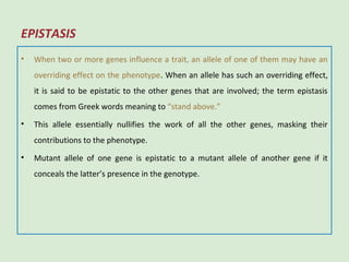 Epistasis | PPT