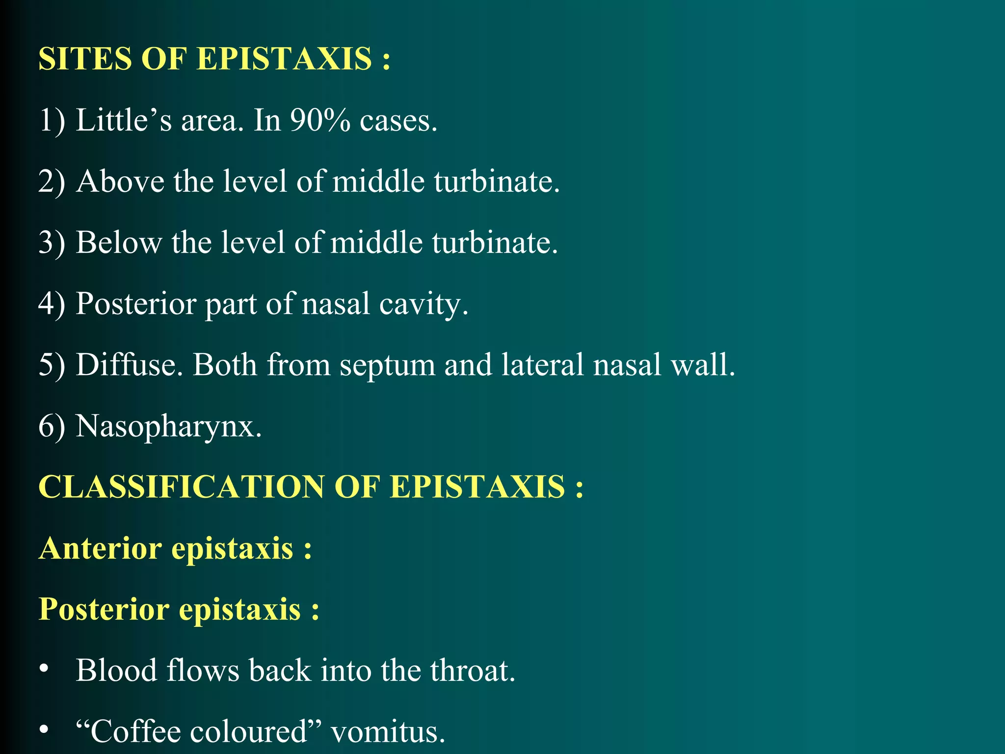 Epistaxis | PPT