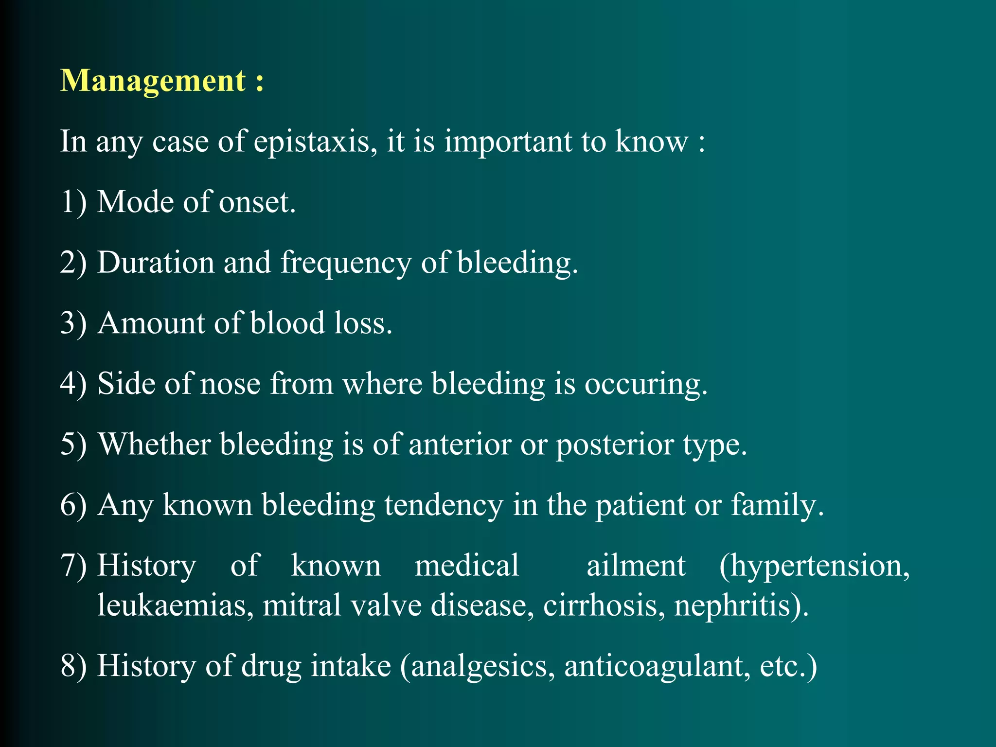 Epistaxis | PPT