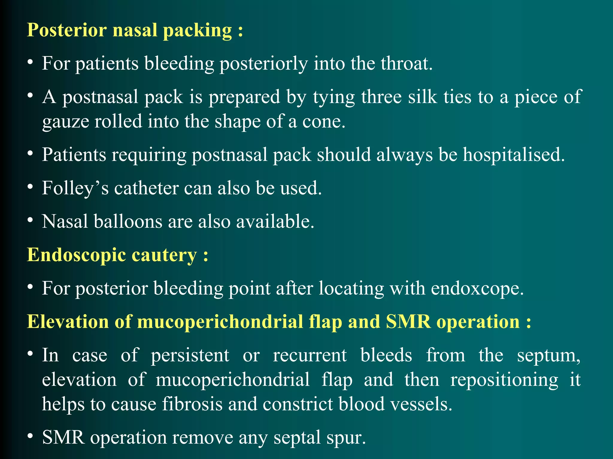 Epistaxis | PPT
