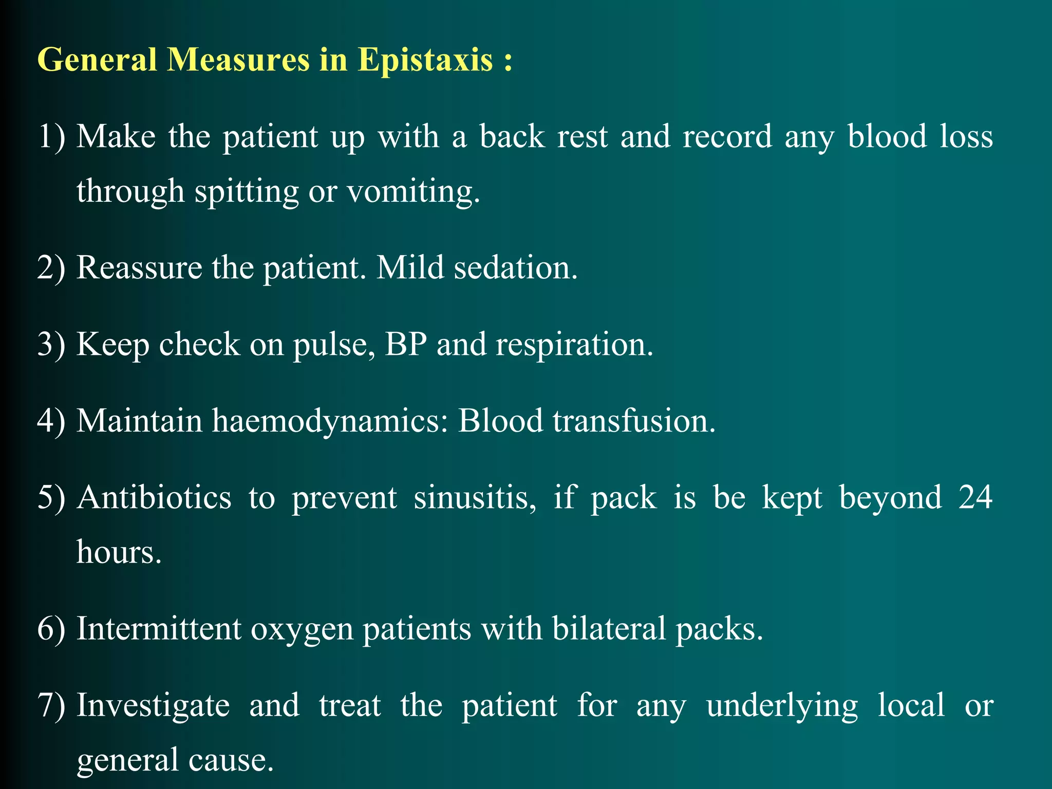 Epistaxis | PPT
