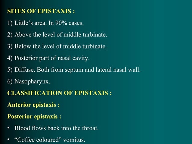 Epistaxis | PPT