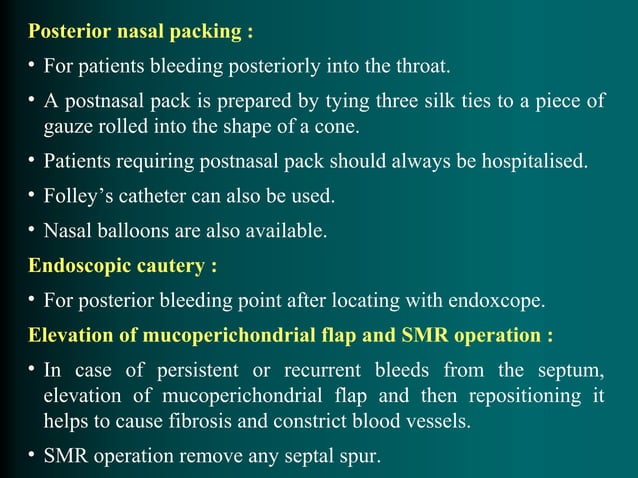 Epistaxis | PPT