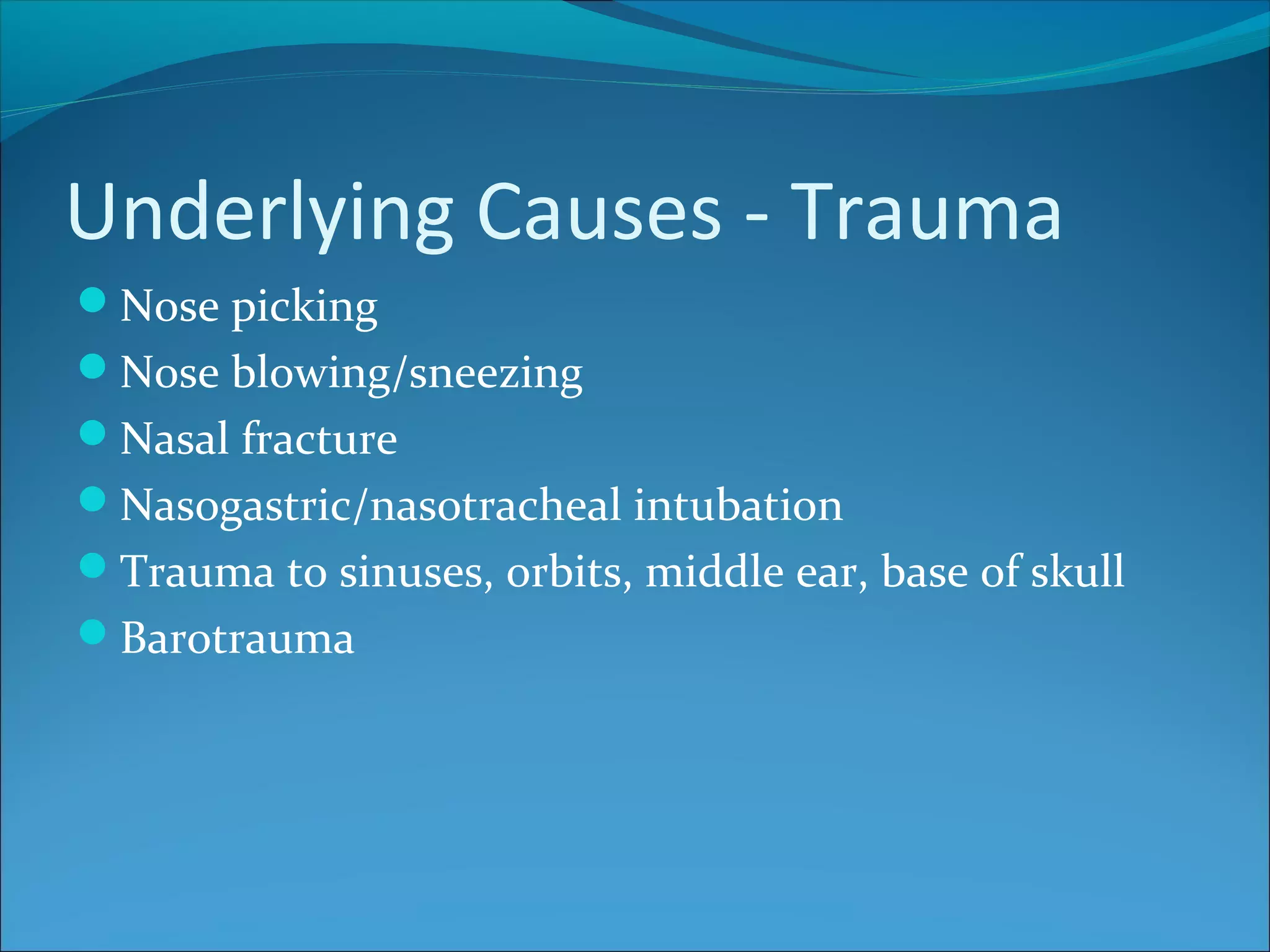 Epistaxis- Nose Bleed Overview and Managment | PPT