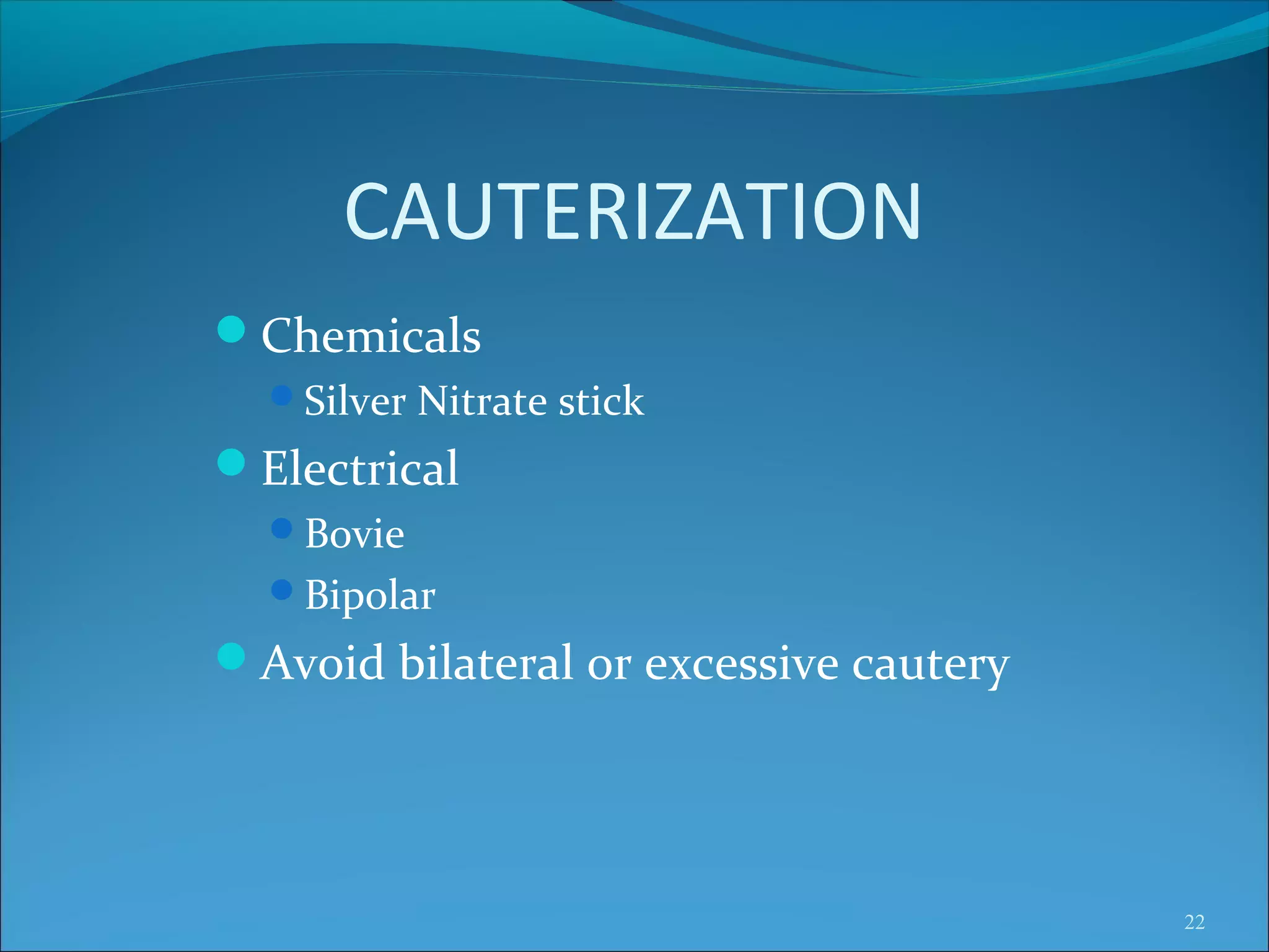 Epistaxis- Nose Bleed Overview and Managment | PPT