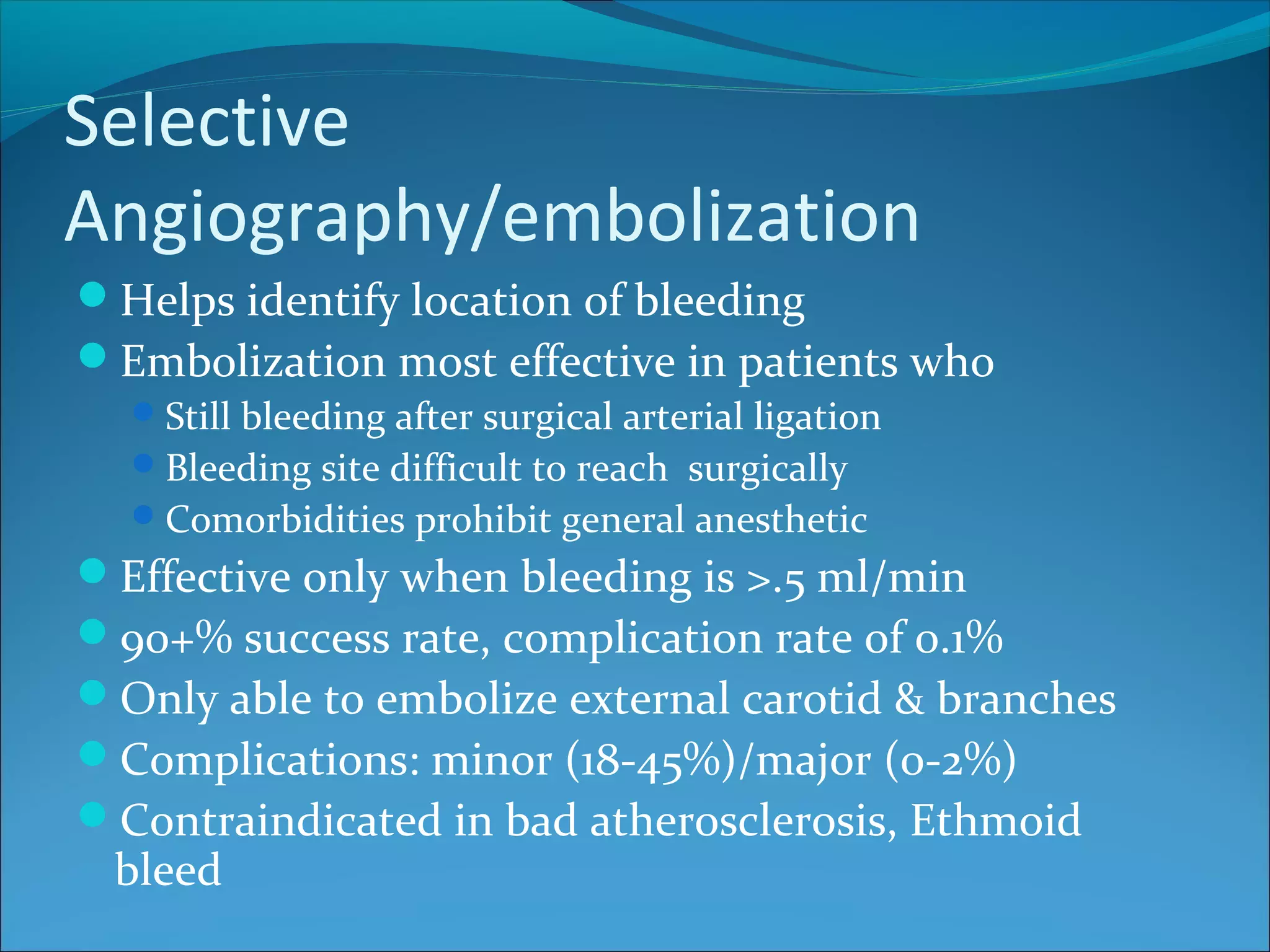 Epistaxis- Nose Bleed Overview and Managment | PPT