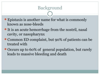 Epistaxis | PPT