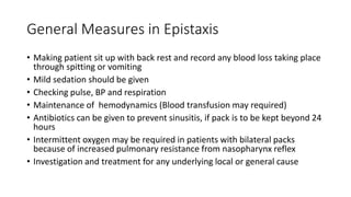 Epistaxis | PPTX