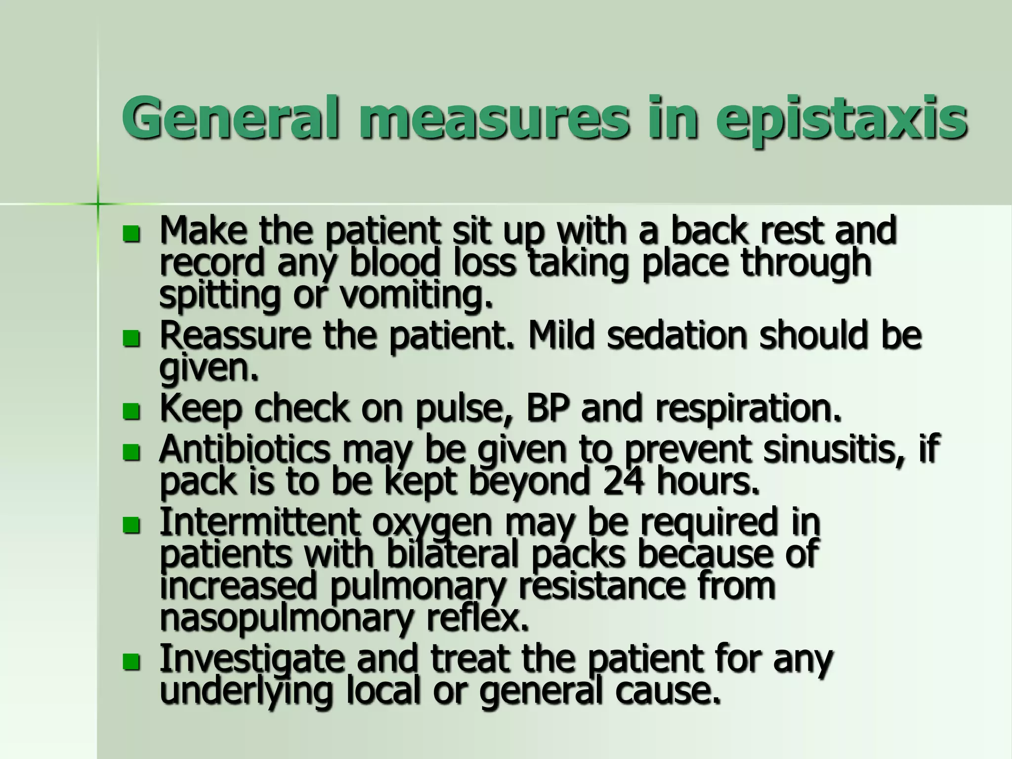 Epistaxis | PPTX