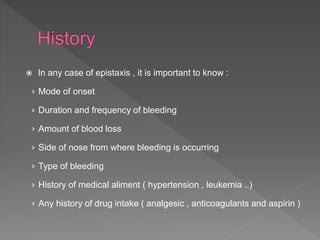 Epistaxis | PPTX