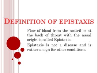 Epistaxis | PDF