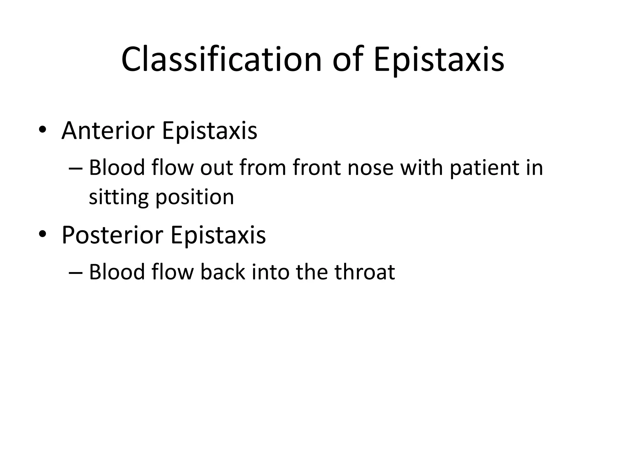 Epistaxis | PPTX