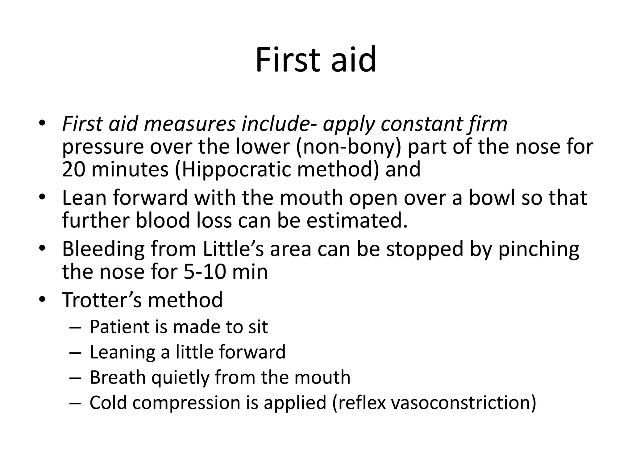 Epistaxis | PPTX