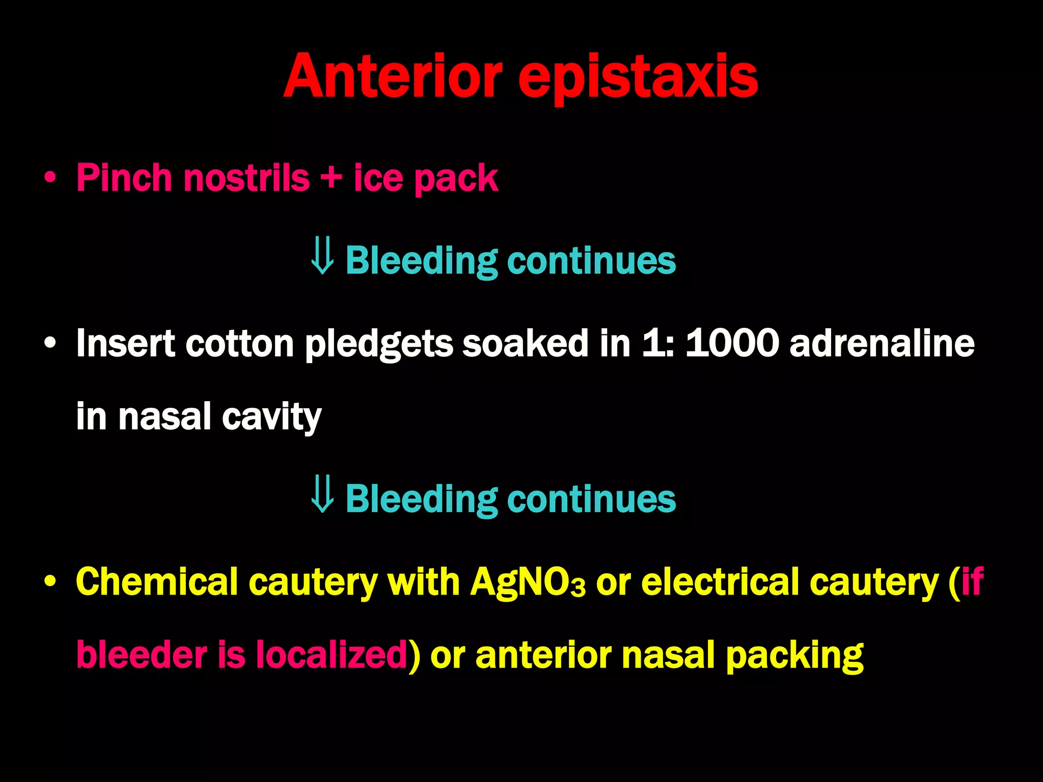 Epistaxis | PPT