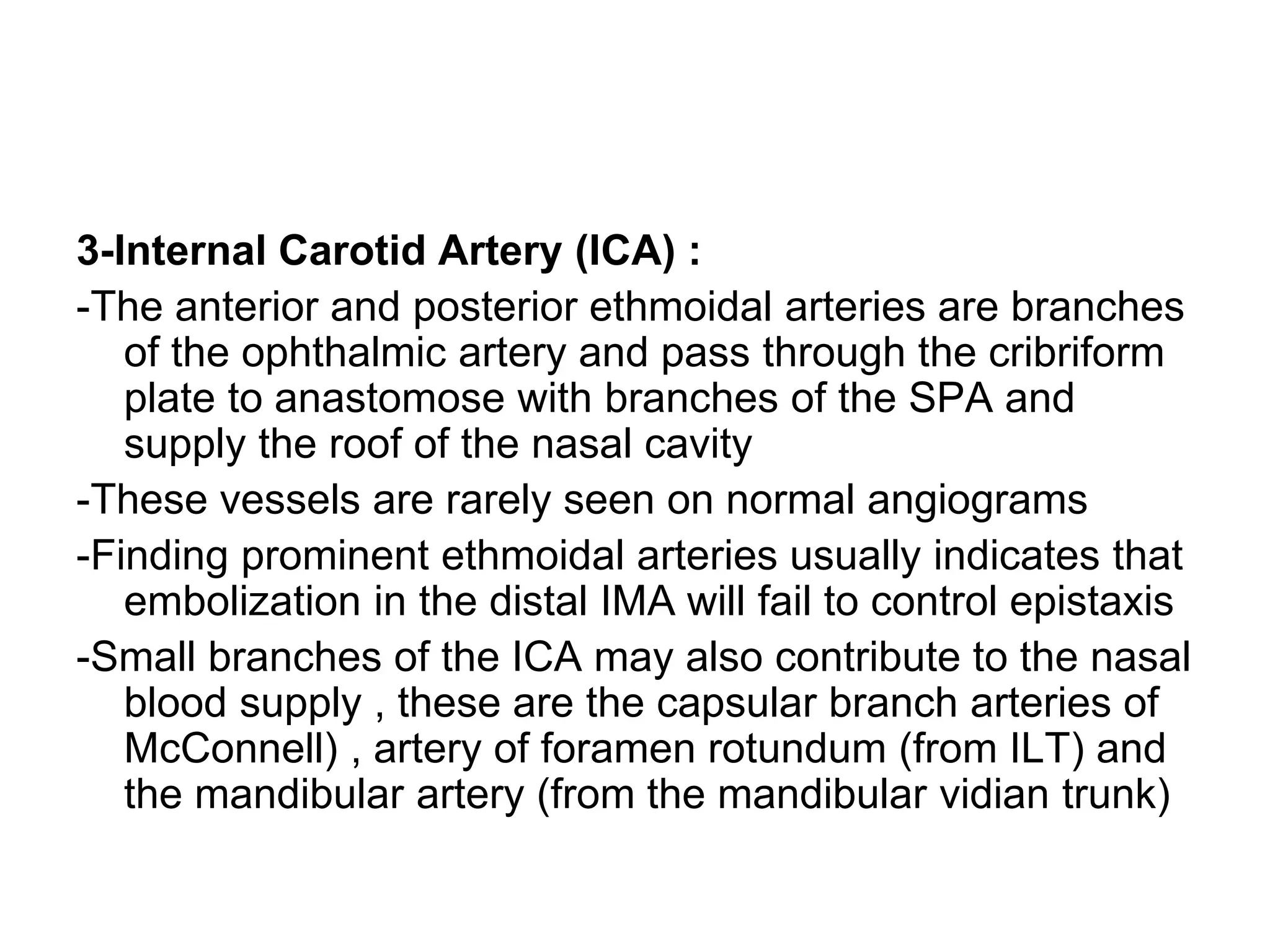 Embolization for Epistaxis | PPT