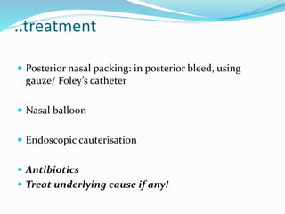 EPISTAXIS | PPTX