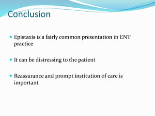 EPISTAXIS | PPTX