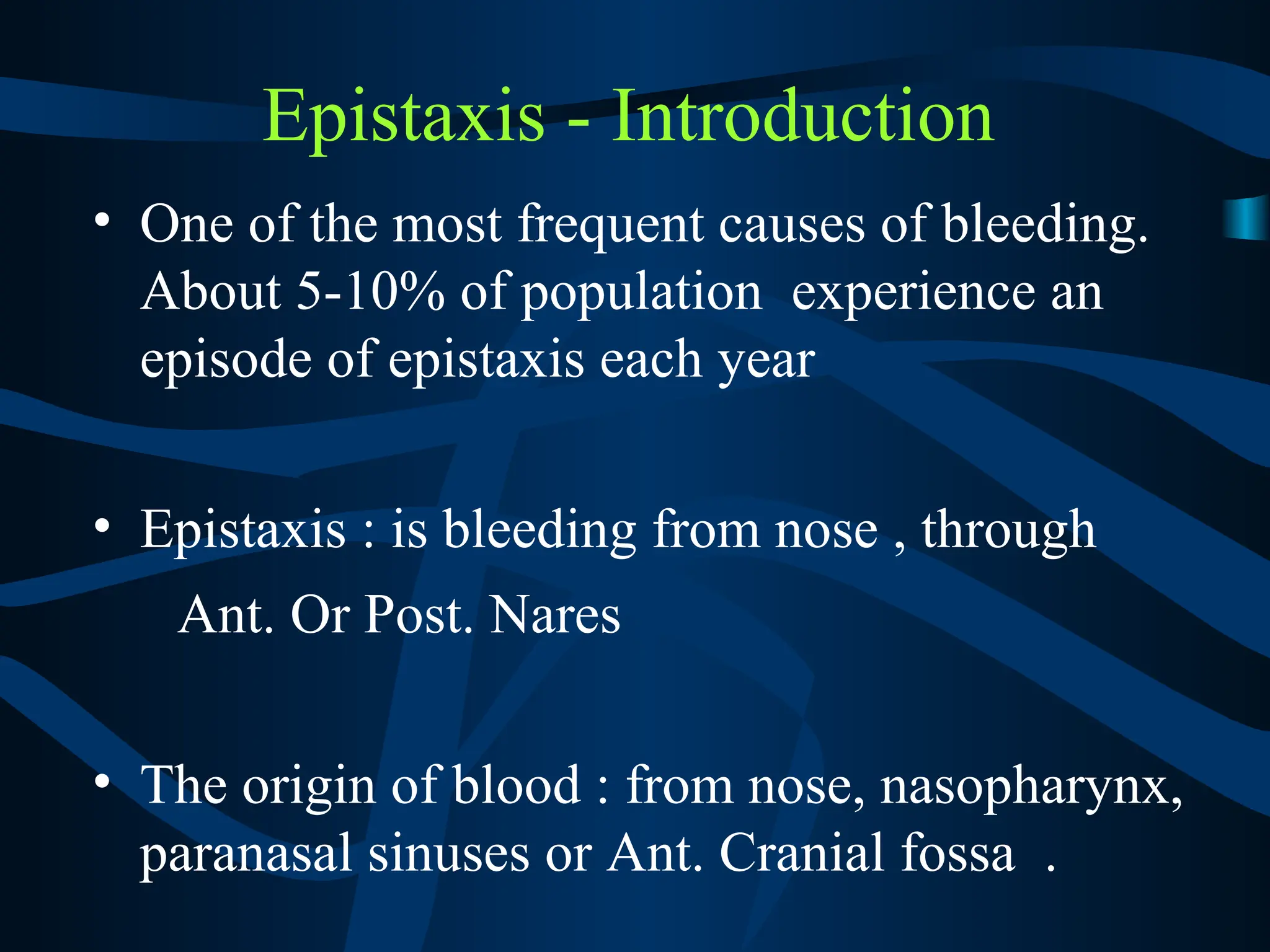 epistaxis.pdf | Ear, Nose and Throat Conditions | Diseases and Conditions
