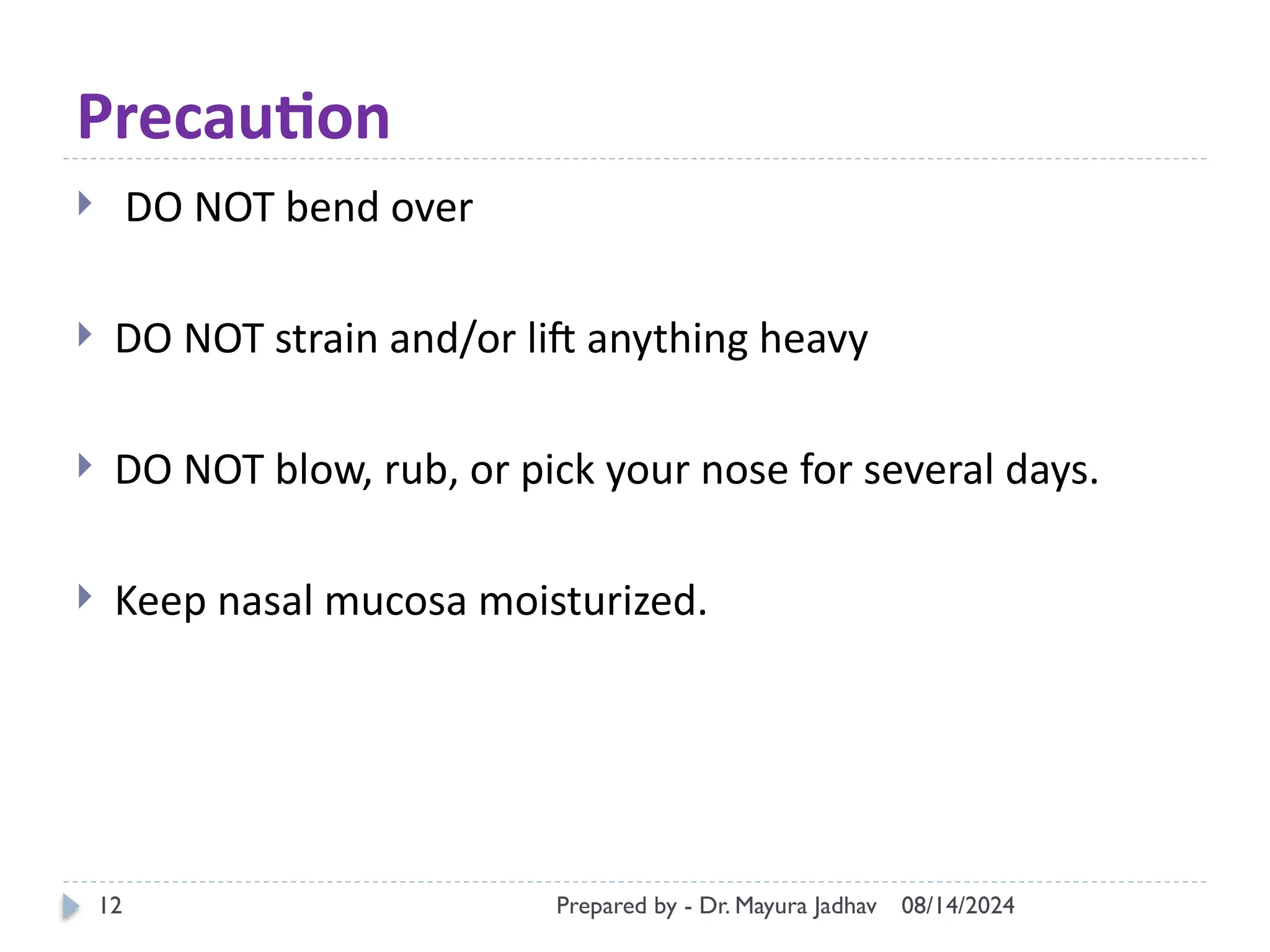 Epistaxis.pptx bleeding through nose know the treatment | PPT