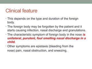 Epistaxis nasal bleeding undergraduate lecture | PPTX