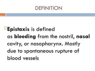 epistaxis.pptx 44GGGGGGGGGGGGGGGGGGGGGGGG | PPT
