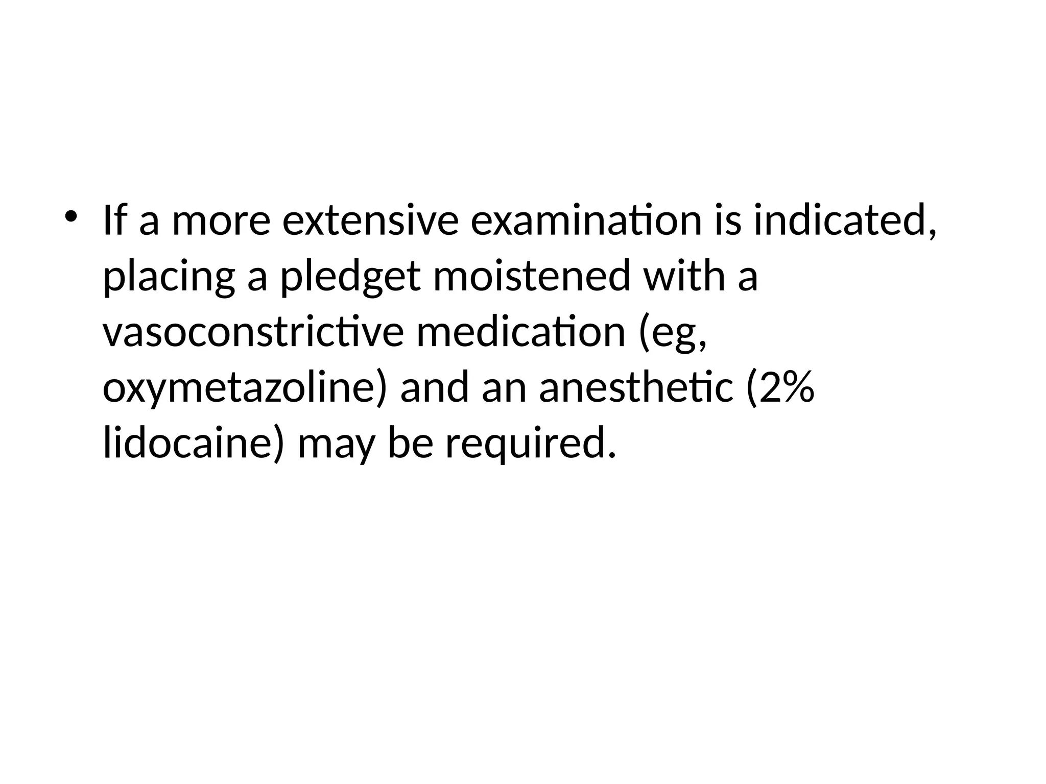 nasal bleeding management in head and neck | PPTX