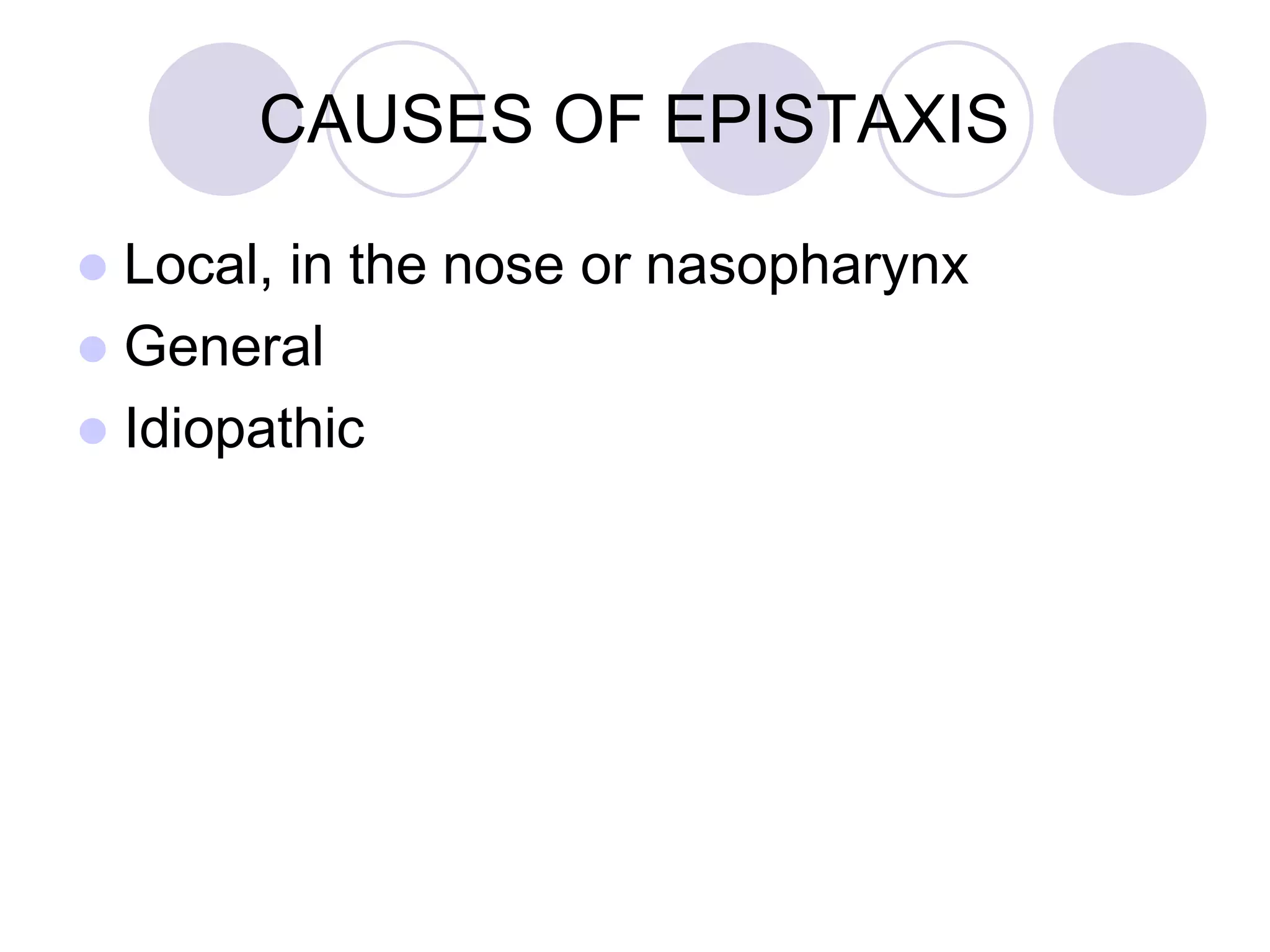 EPISTAXIS | PPTX