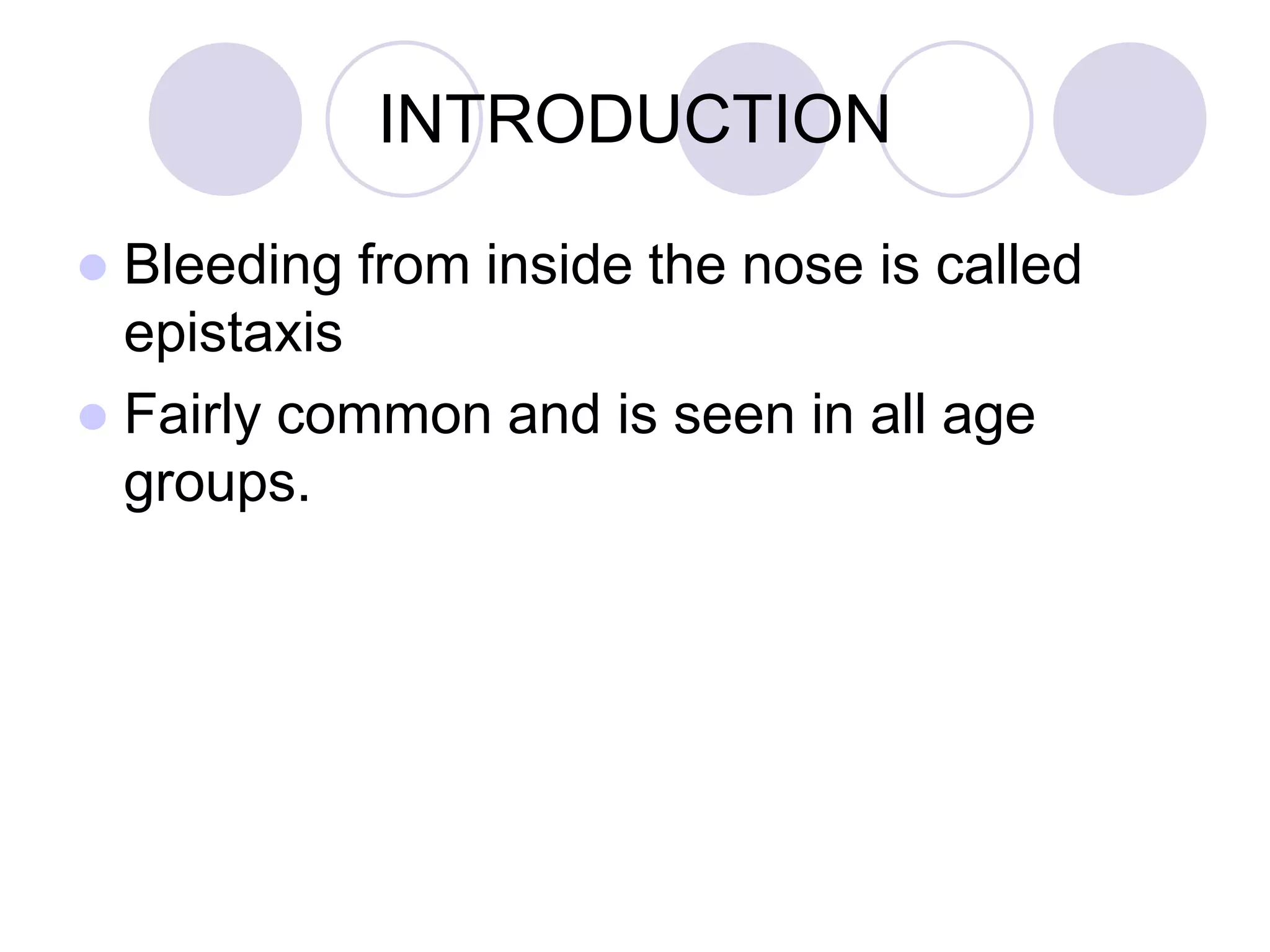 EPISTAXIS | PPTX