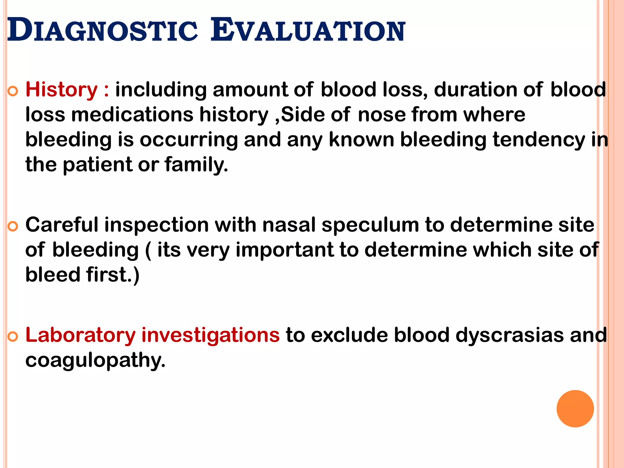 Epistaxis | PDF