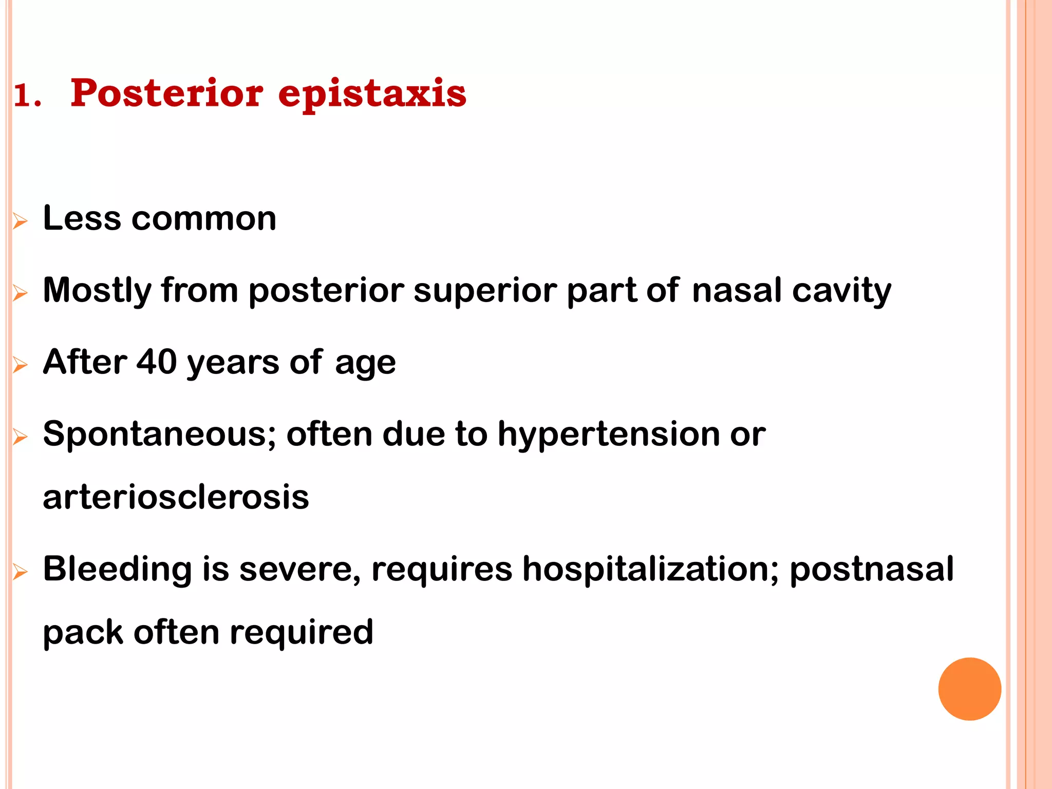 Epistaxis | PDF