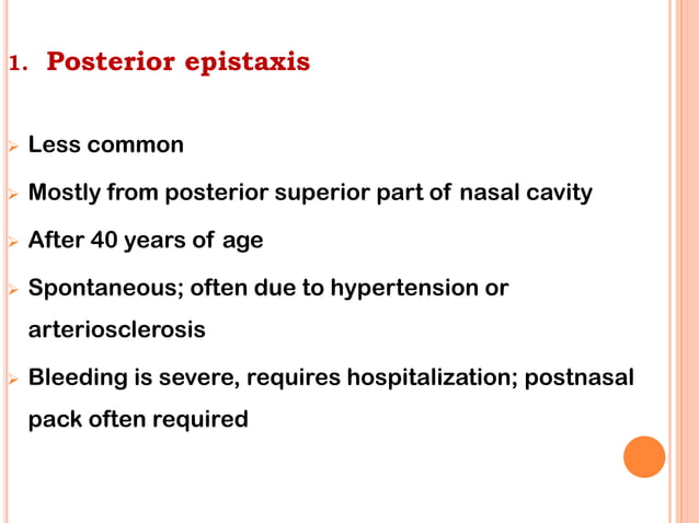 Epistaxis | PDF