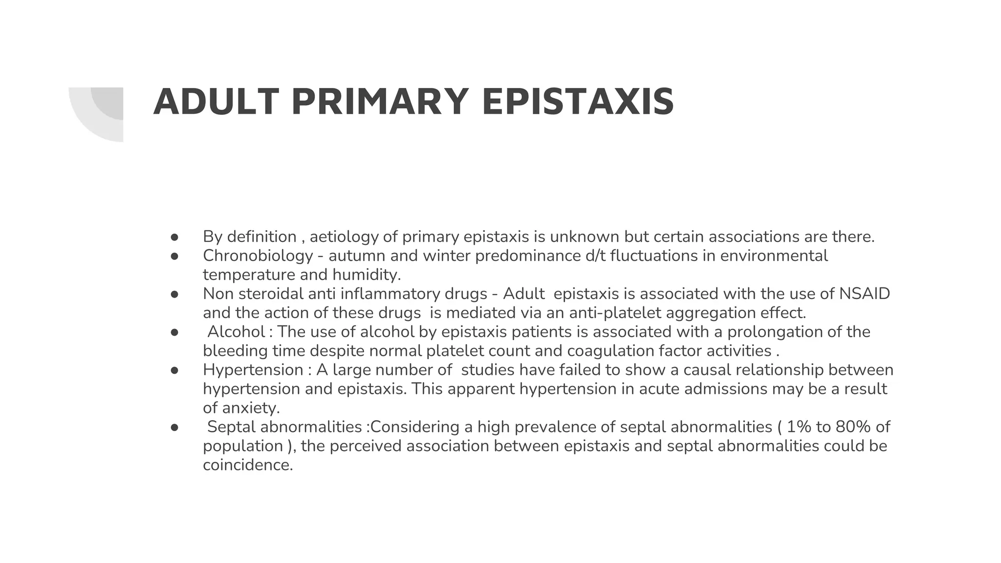 Epistaxis with examination and management of epsisatxis | PPTX