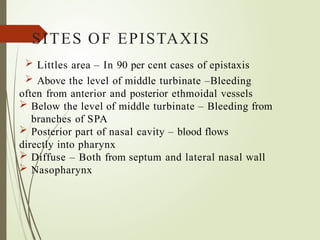 Epistaxis- etiology, symptoms, management .pptx