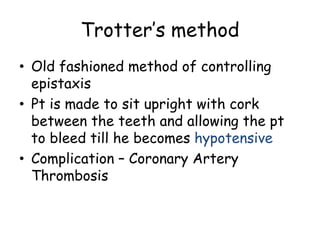 Epistaxis ashly | PPTX