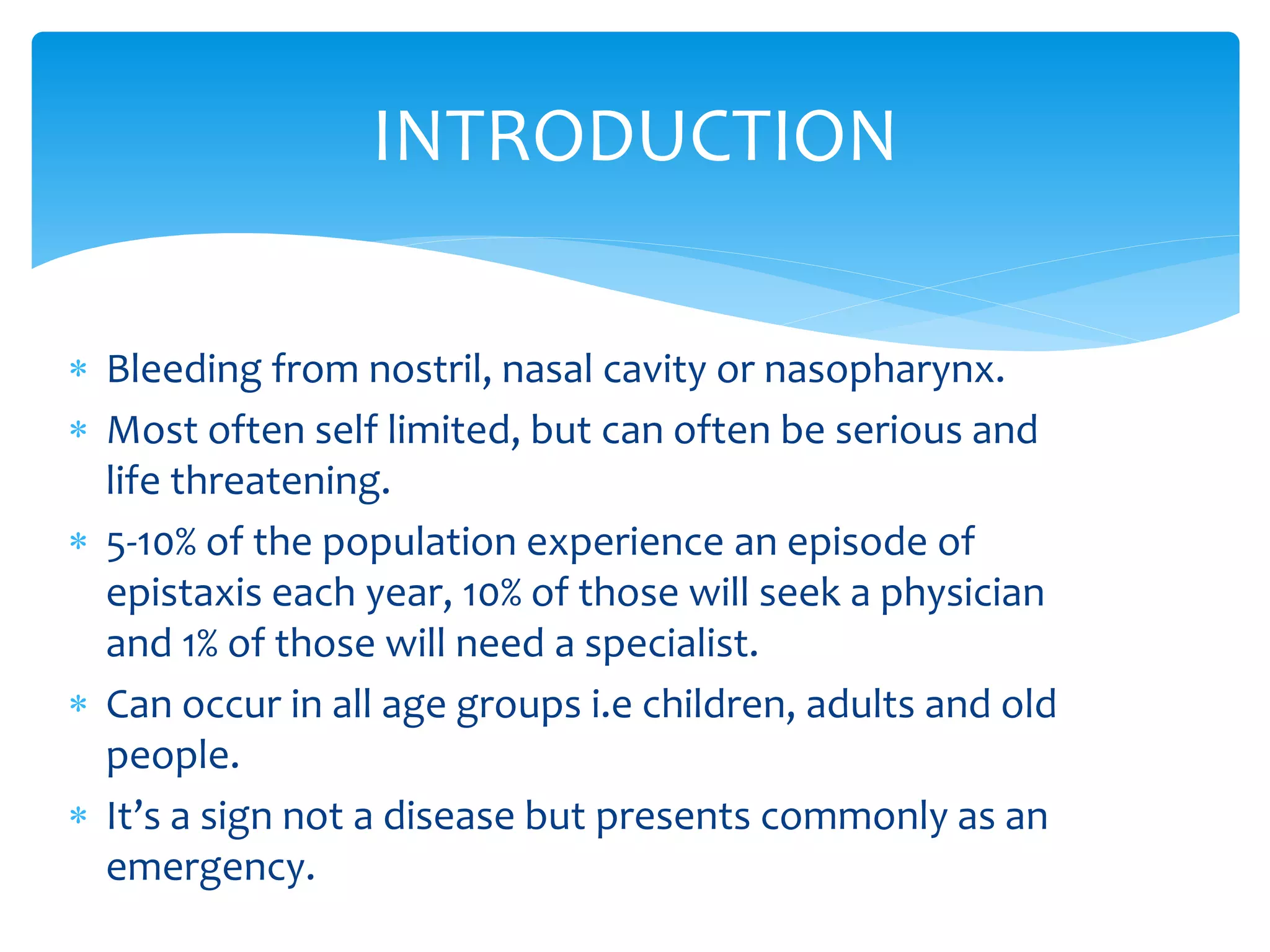 Epistaxis | PPT