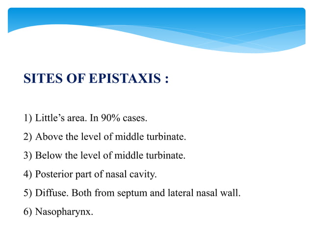 Epistaxis | PPT
