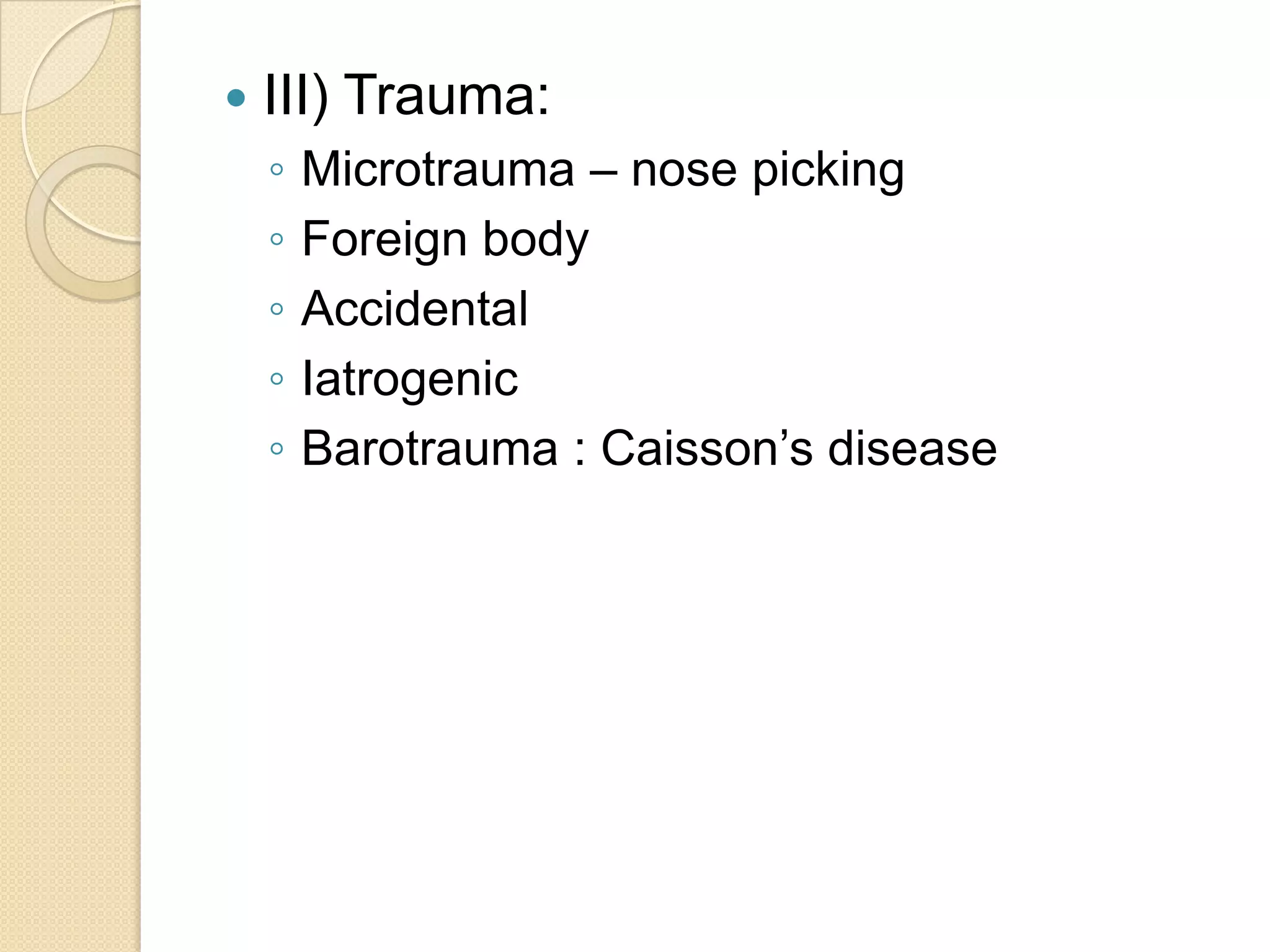 Epistaxis ent | PPTX