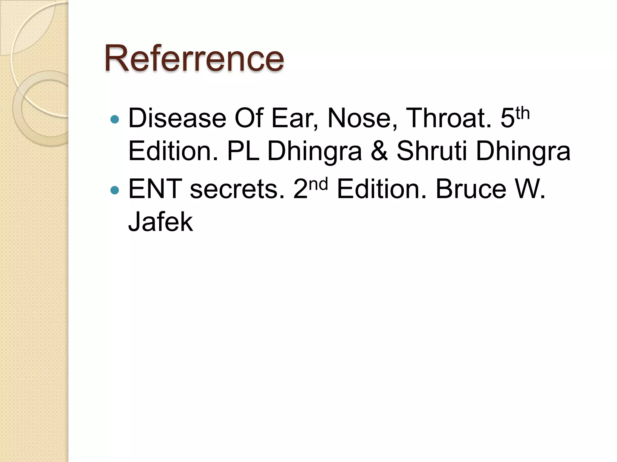 Epistaxis ent | PPTX