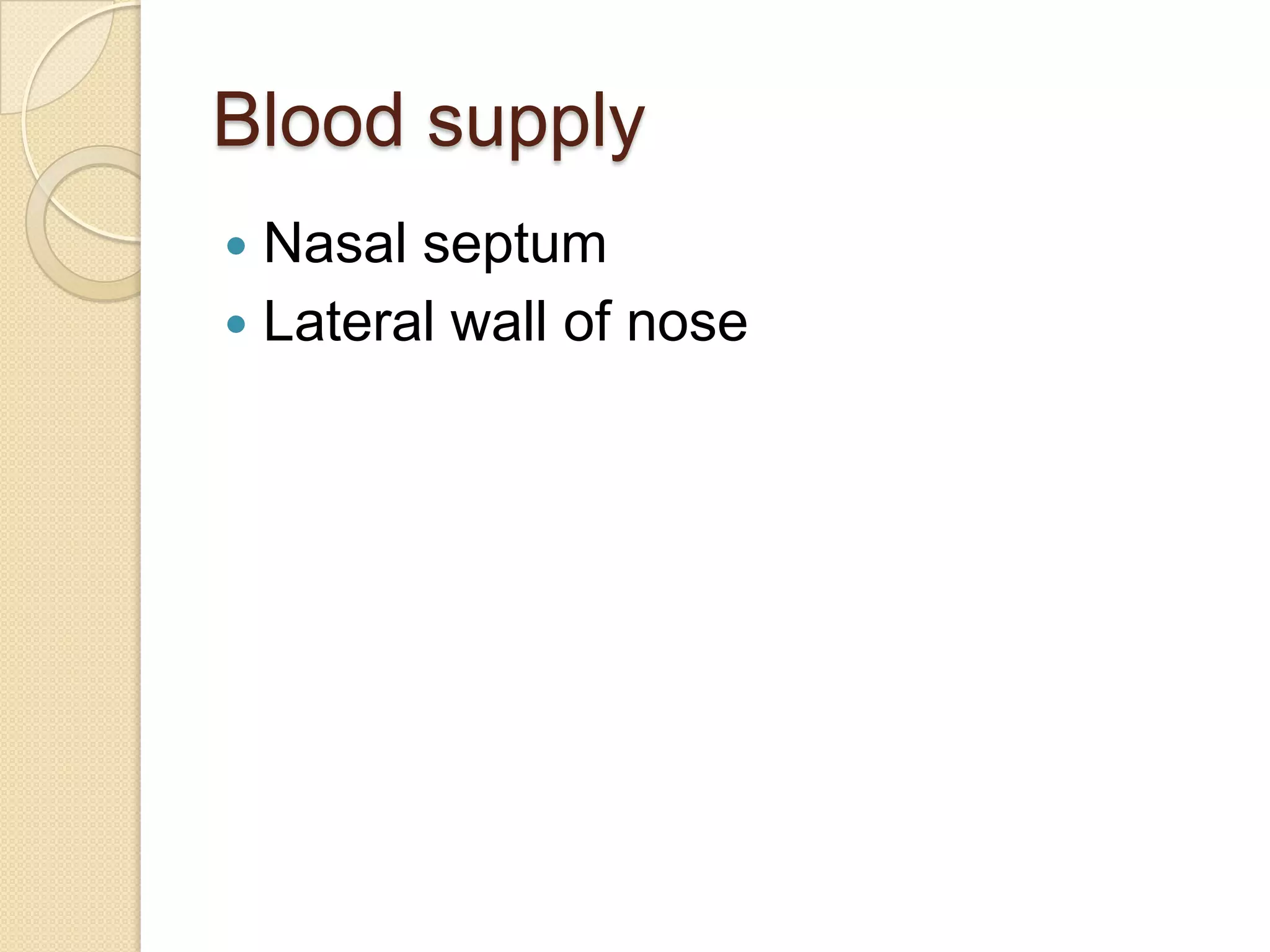 Epistaxis ent | PPTX